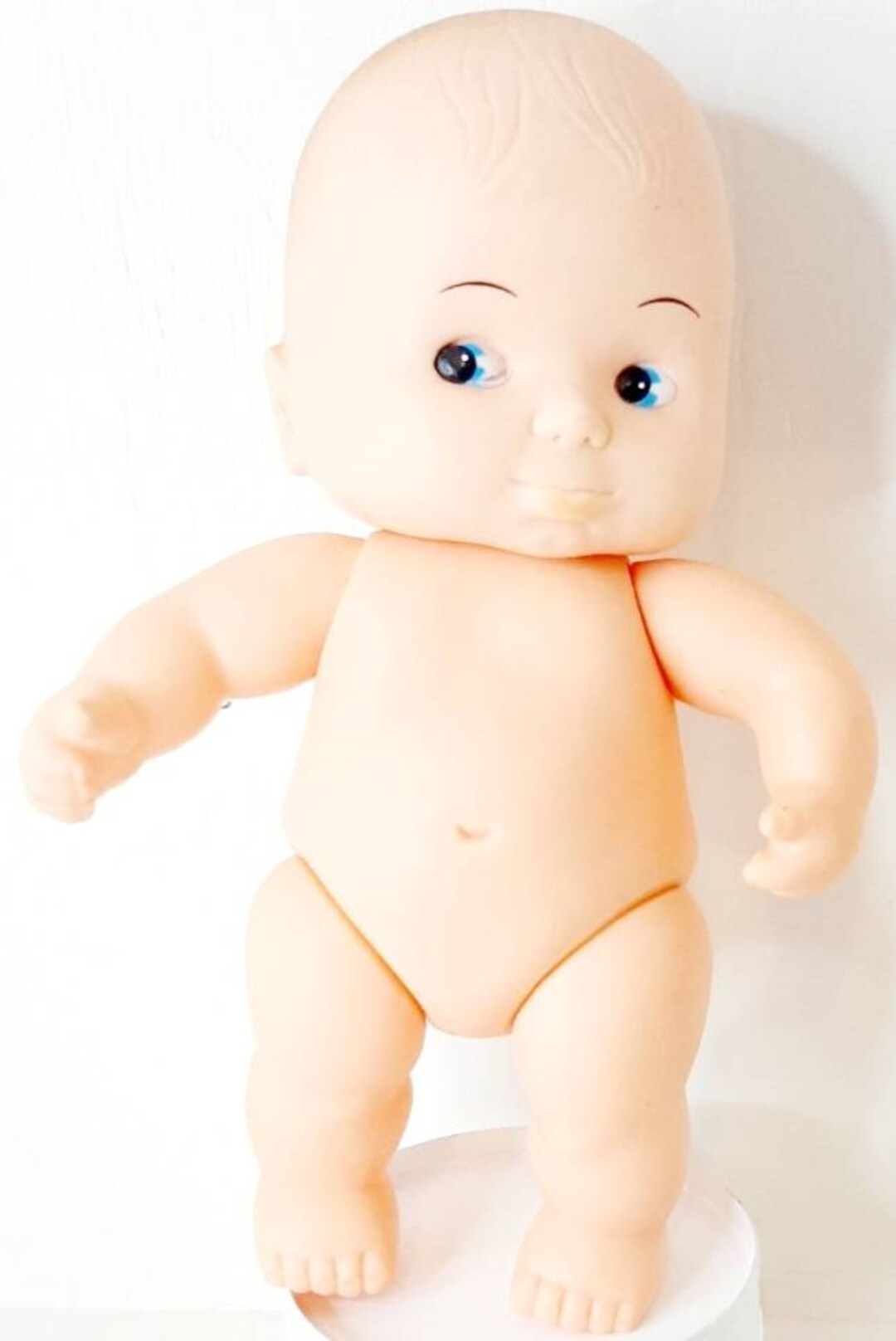 Vintage Kitsch Uneeda Baby Doll Grumpy Face Chubby Kewpie Style Jointed ...