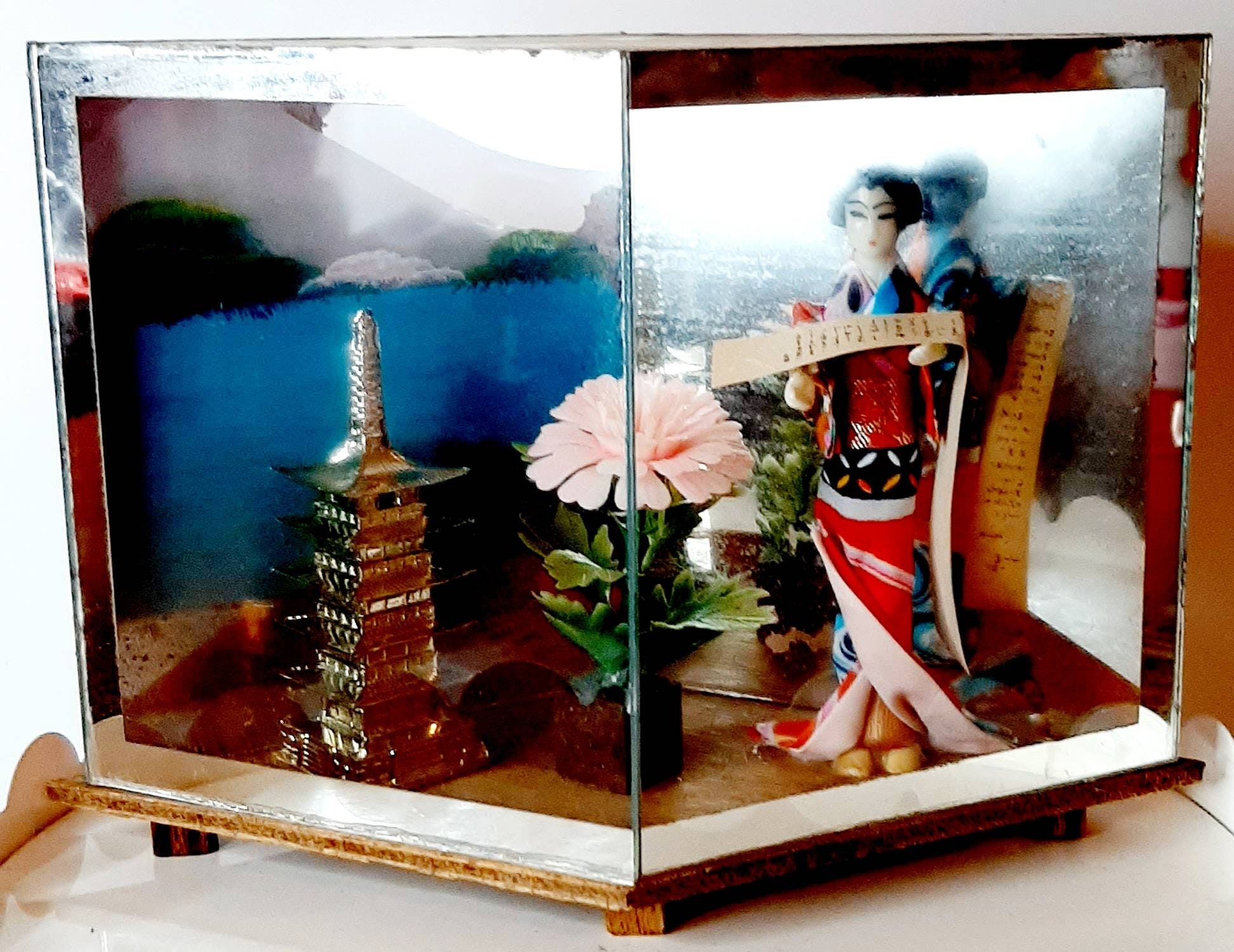 Vintage Japanese Miniature Geisha dressed traditional Kimono | Etsy