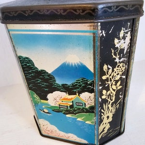 Vintage Kitsch Parry Sweets 1950s Tin Storage Metal Lolly Tea Canister ...