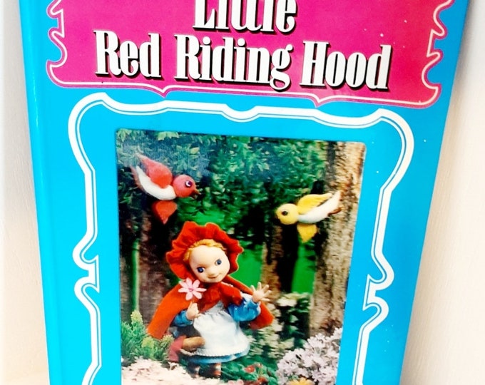 Vintage Kitsch Giant 3D Fairytale Book Little Red Riding Hood Story ...