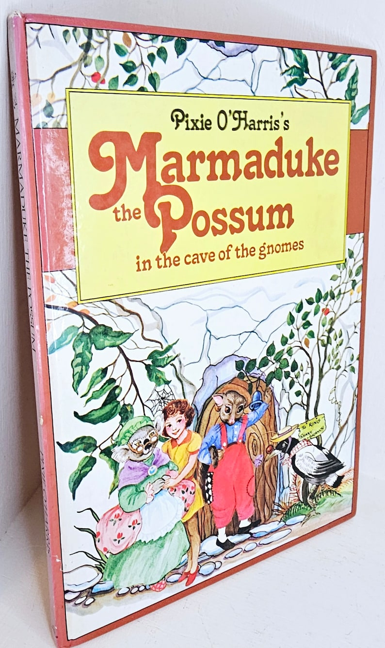 Marmaduke the Possum in the Cave of Gnomes Hard Cover Story Book ...