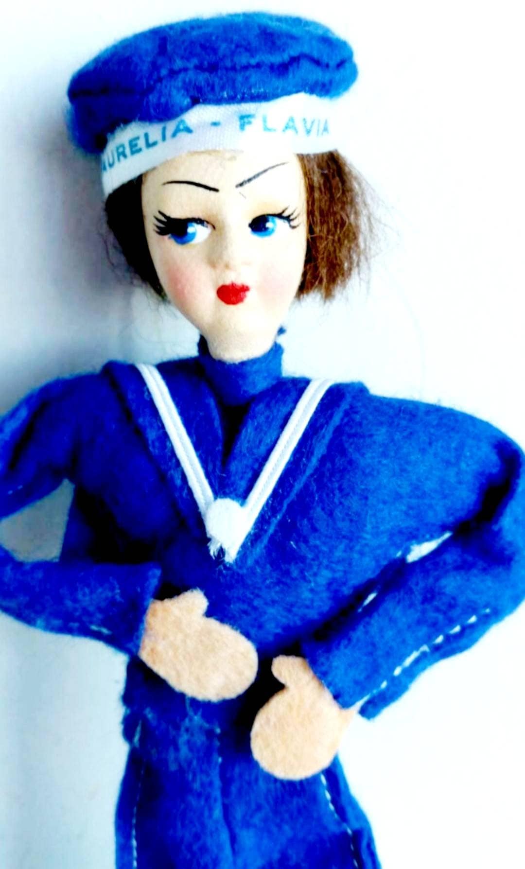1950s Norah Wellings Style Miniature Sailor Doll Souvenir Aurelia ...