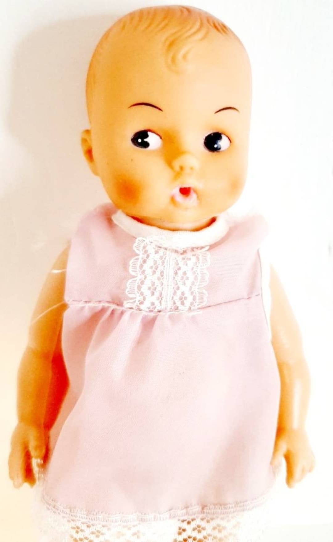 Vintage Kitsch Drink and Wet 1960s Baby Doll With Pink Nightie Side ...
