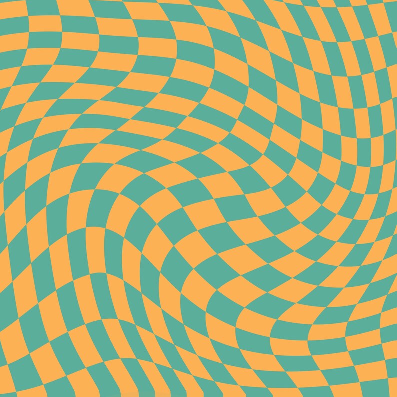 5 Multicolor Checkers Wavy Pattern Digital Download Bundle - Etsy