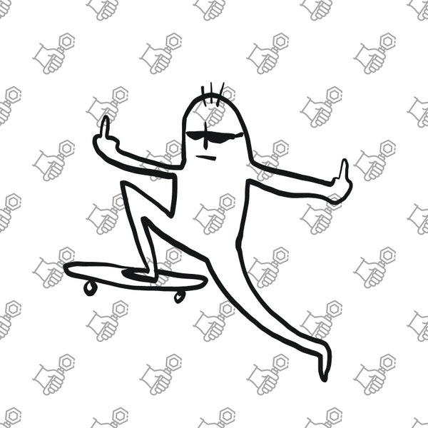 Smiley Middle Finger Svg - Etsy