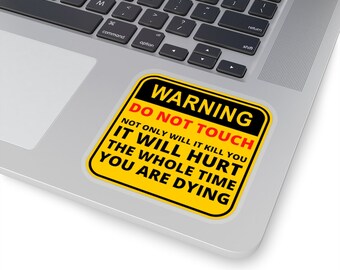 Decal Sticker Caution Hot Surface Do Not Touch Warning Safety - Etsy