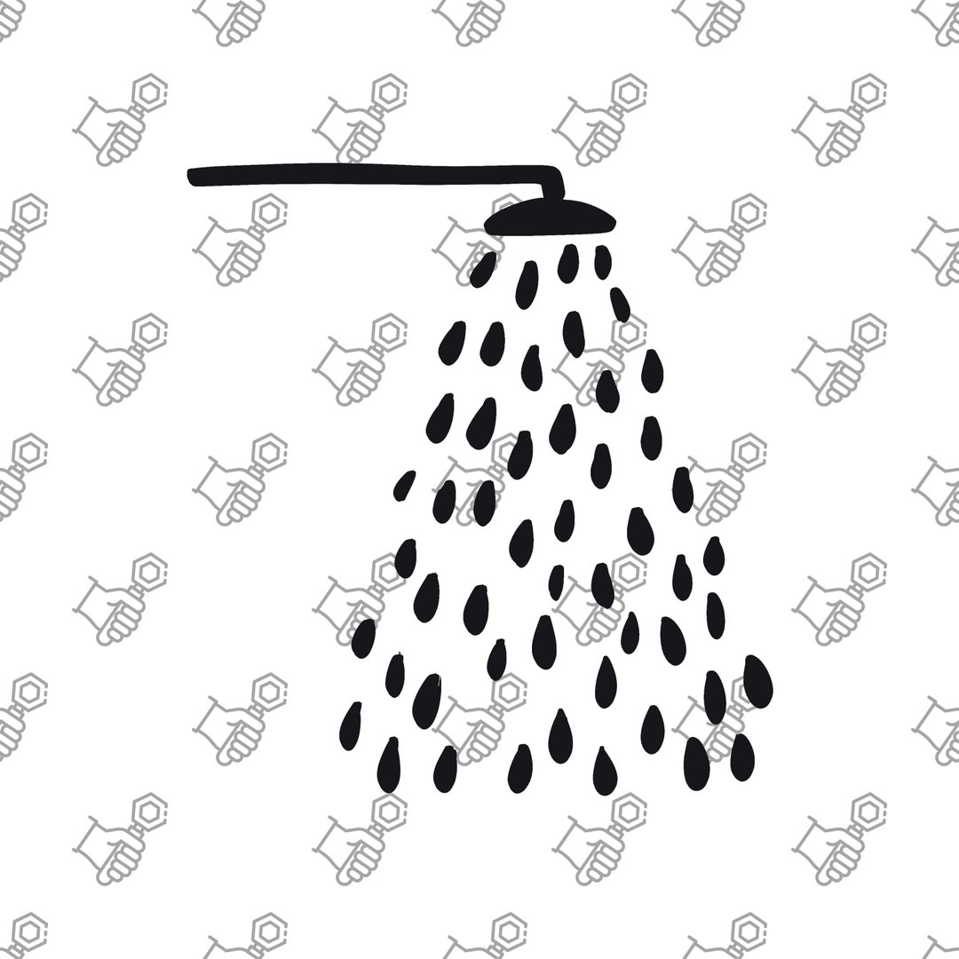 Shower Clip Art SVG - Etsy
