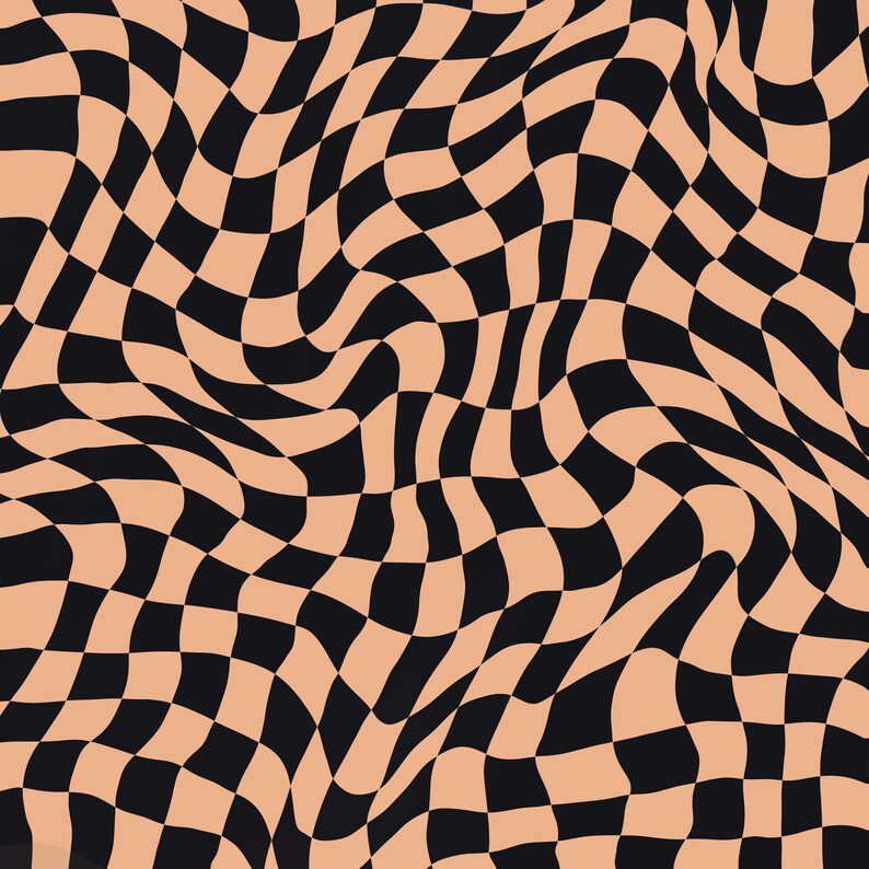 5 Multicolor Swirl Check Warp Pattern Digital Download Bundle - Etsy