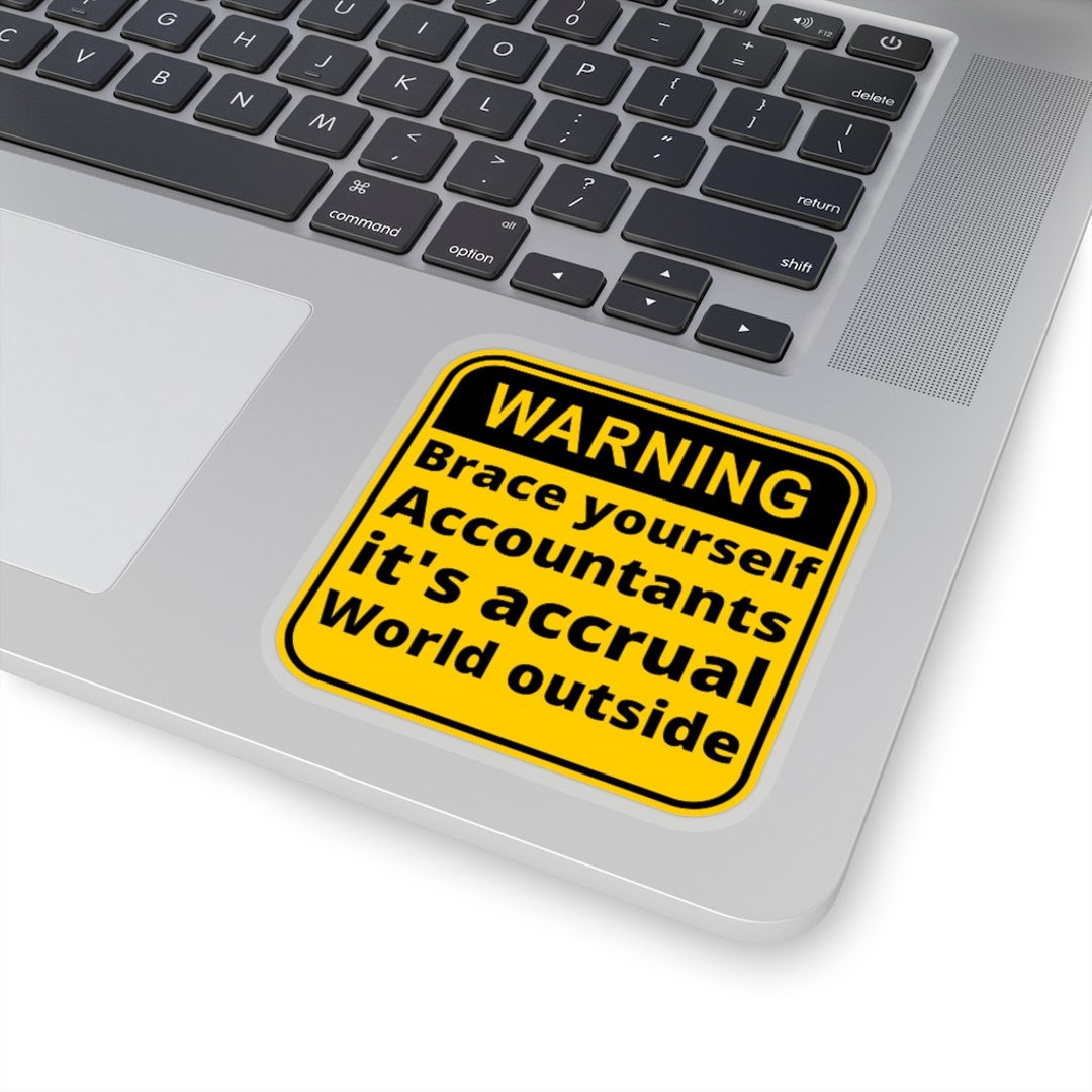 Its Accrual World for Accountants Stickers - Etsy UK