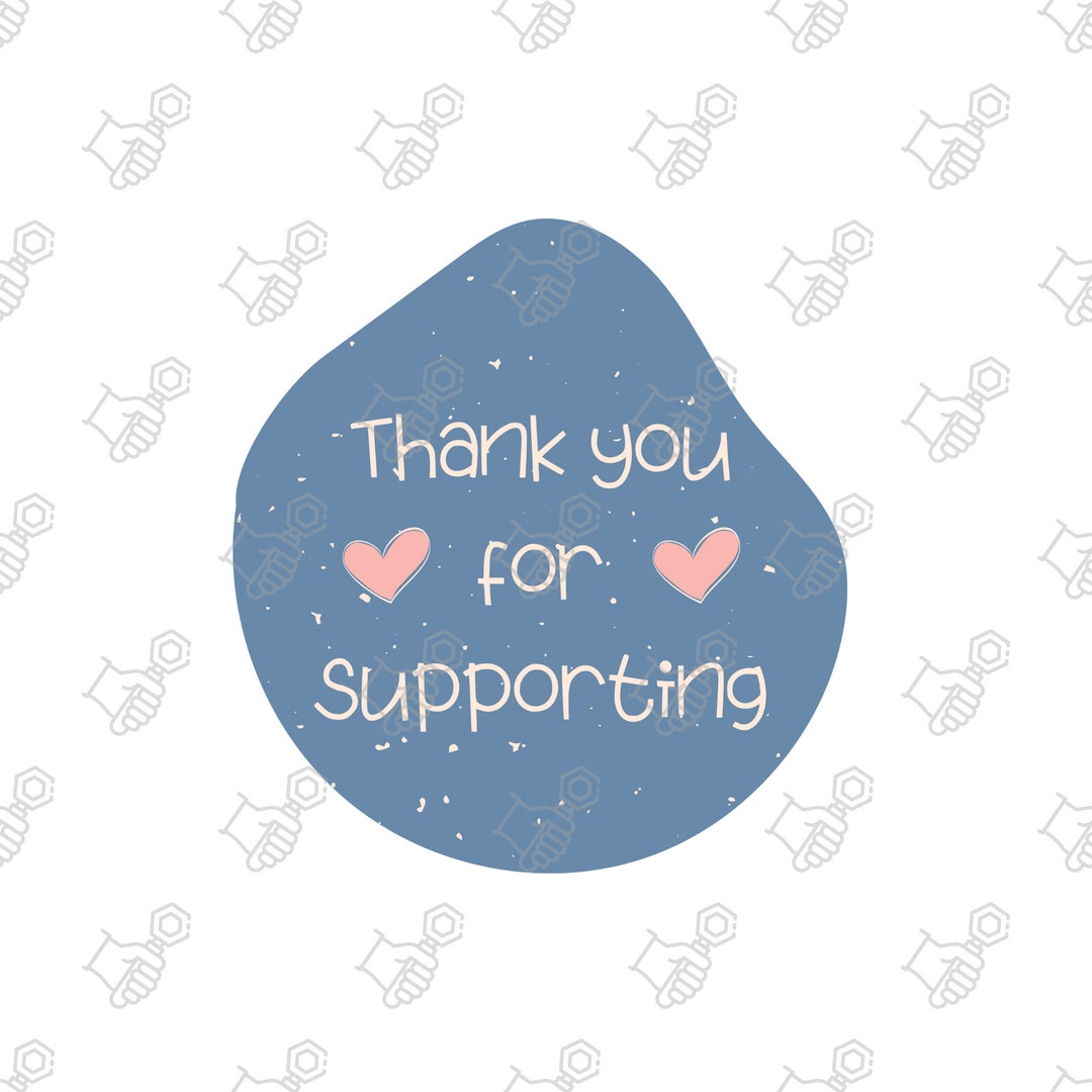 Thank You Note Clip Art SVG 02 - Etsy