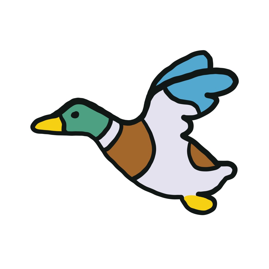 Flying Duck PNG Clip Art Transparent Background - Etsy