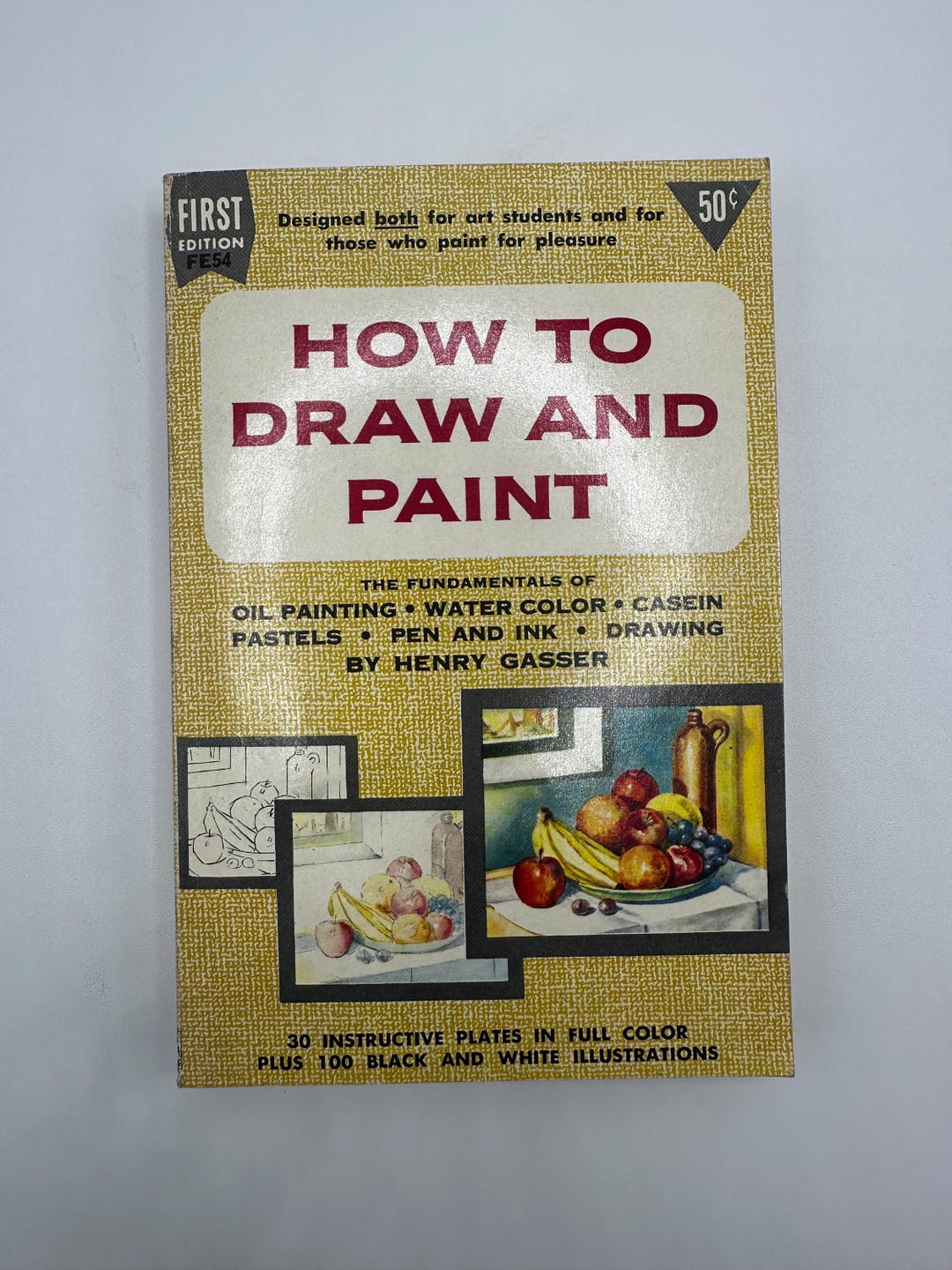 Vintage "how to Draw and Paint" Book: 1955 First Edition - Etsy