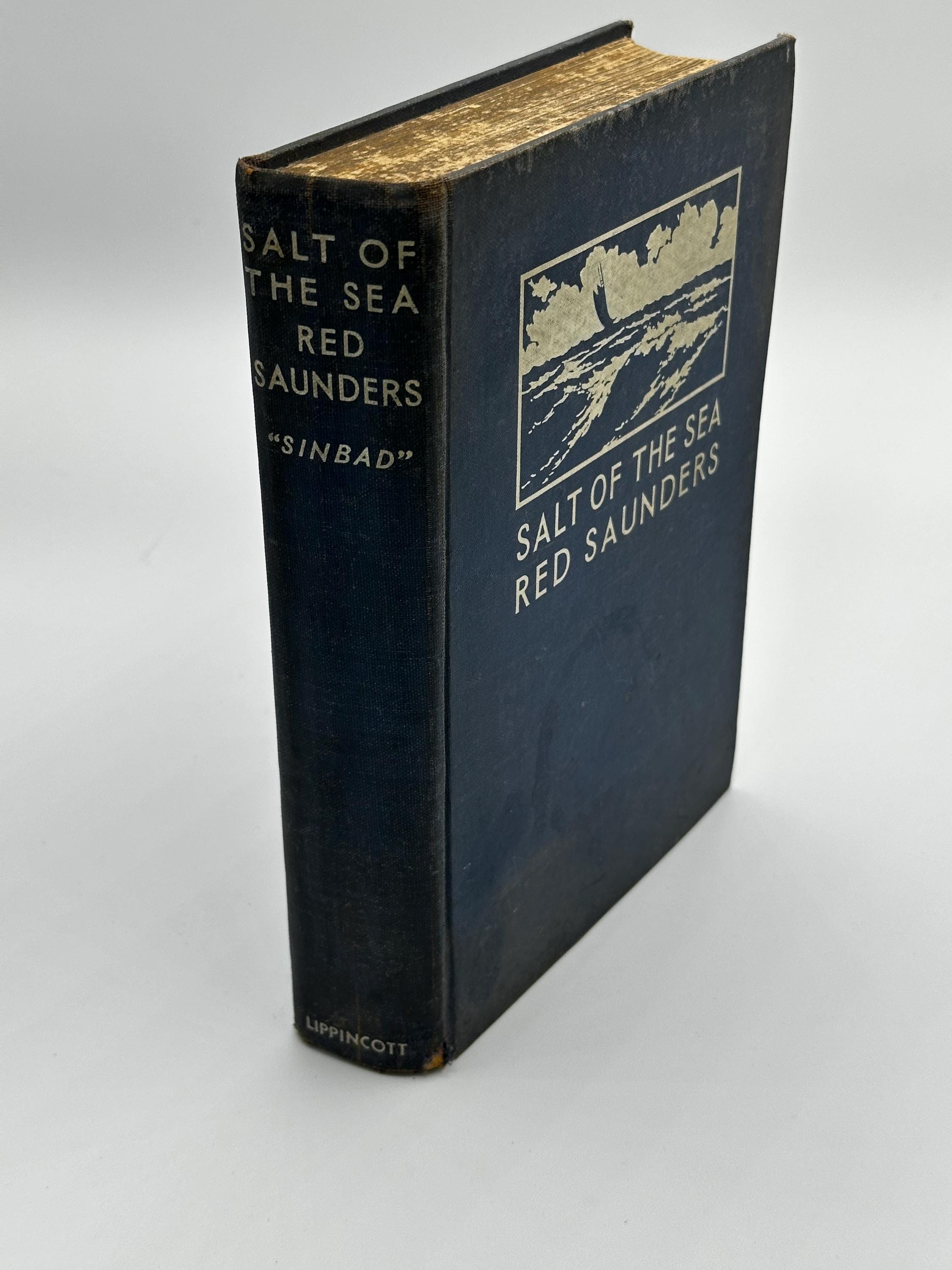 Salt of the Sea Red Saunders "sinbad" Vintage Book - Etsy