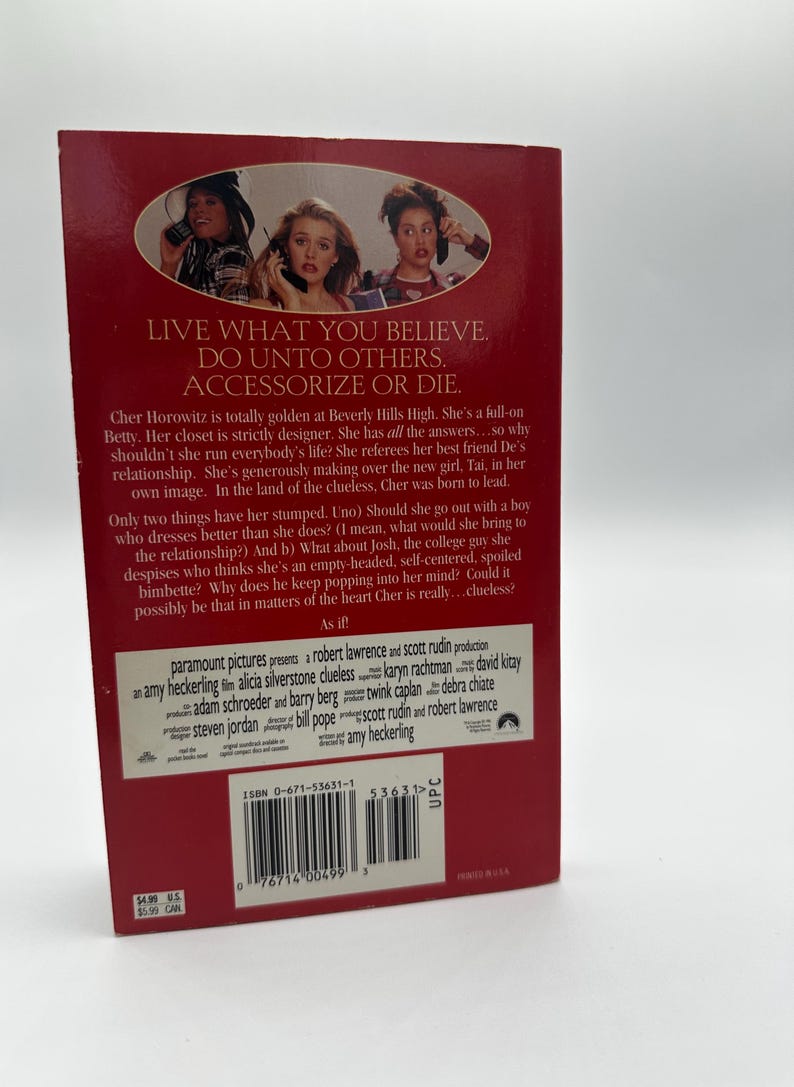 Clueless (Libro de bolsillo) de H.B. Gilmour (Película de 1995) Alicia ...
