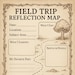 Field Trip Reflection Map - Etsy