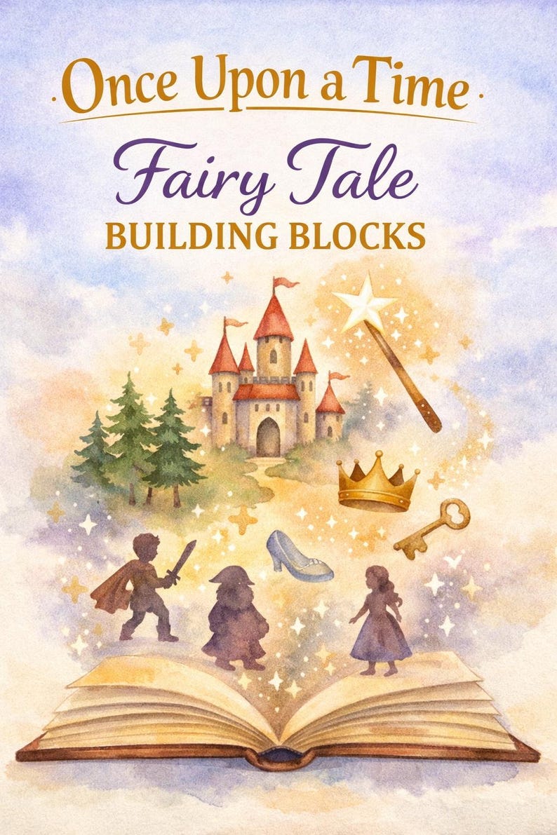 Once Upon a Time: Fairy Tale Building Blocks Unit Study - Etsy