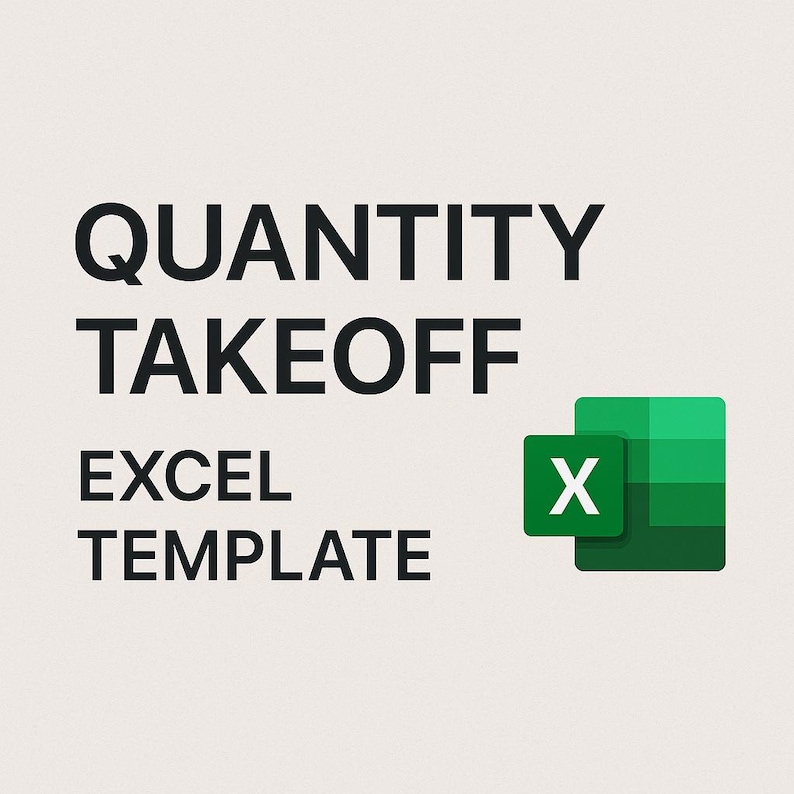 Quantity Takeoff Excel Template | Construction Cost Estimator ...