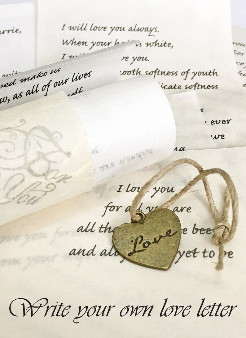 Personalized Love Letter Gift For Girlfriend Sentimental Etsy