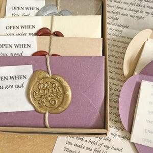 Personalized Open When Letters, Sentimental Long Distance Gift - Etsy