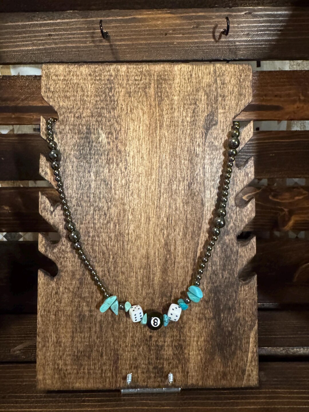 Turquoise Tumble Real Turquoise Western Punchy Necklace Handmade Simple ...
