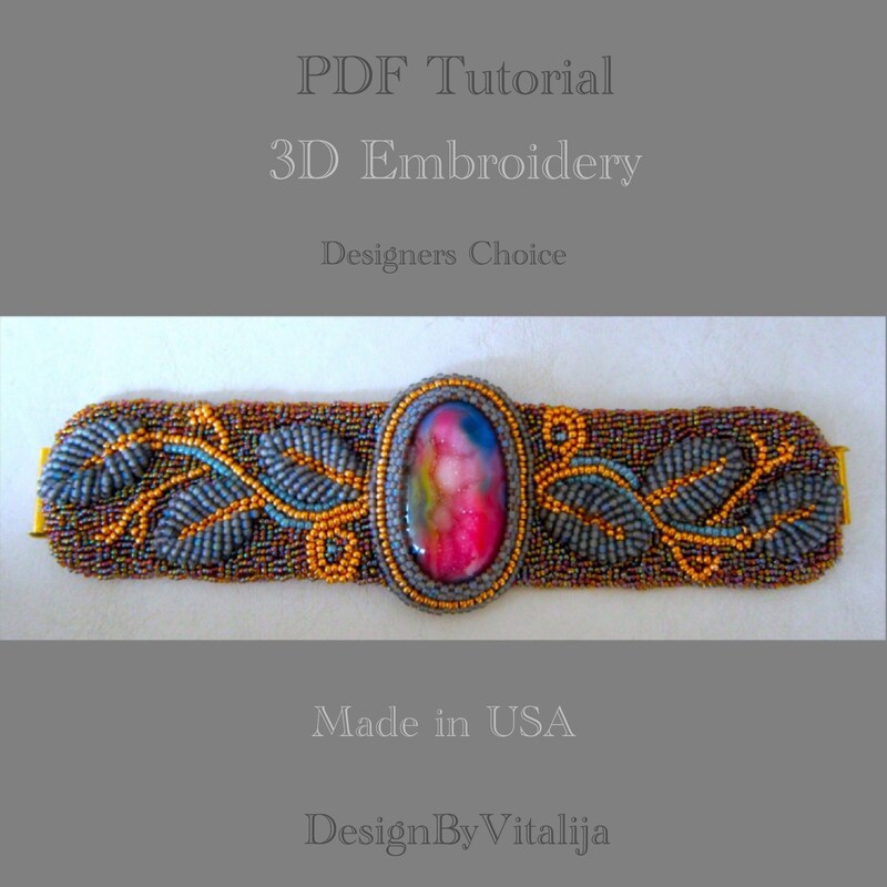 Embroidery Bracelet - Etsy