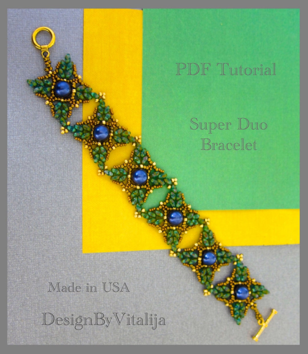 Super Duo Bracelet PDF Tutorial - Etsy