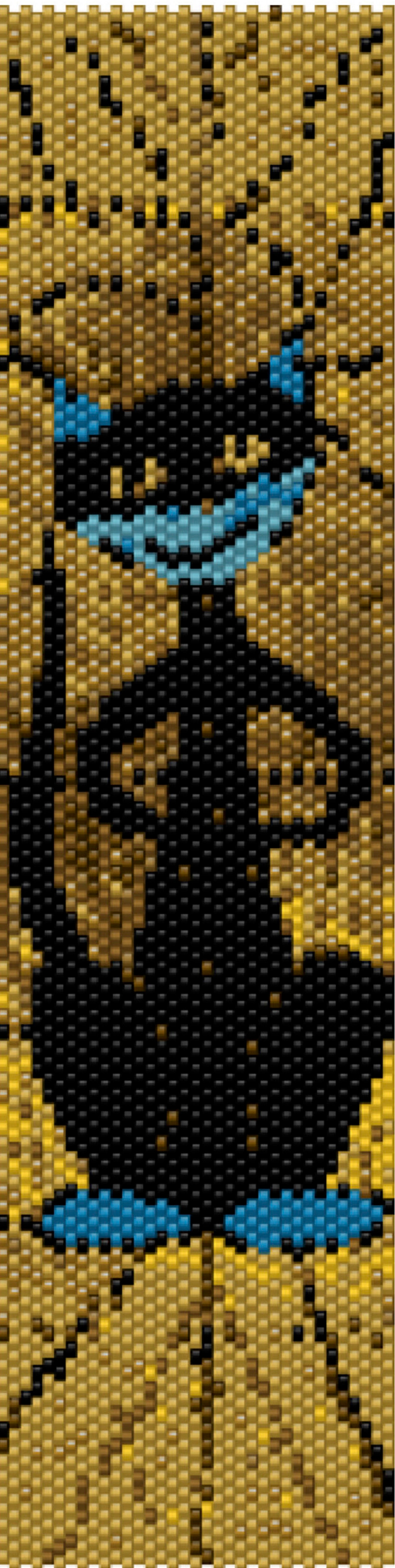 PDF Tutorial Beaded Bracelet Pattern Cat Bracelet Peyote - Etsy