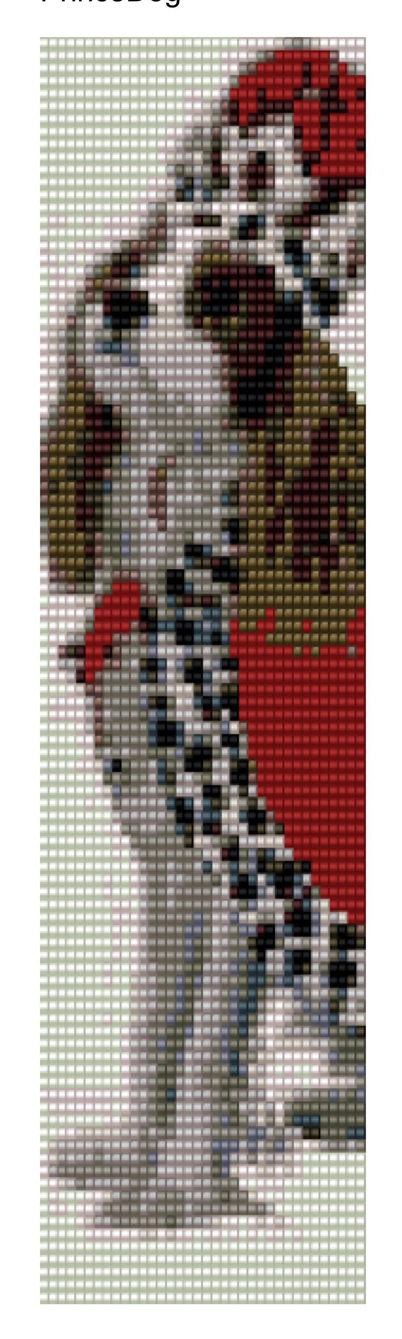 Dog Pattern Bracelet Peyote Dog Loom Bead Pattern Prince - Etsy