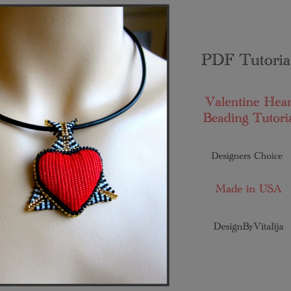 Bead Heart Tutorial - Etsy