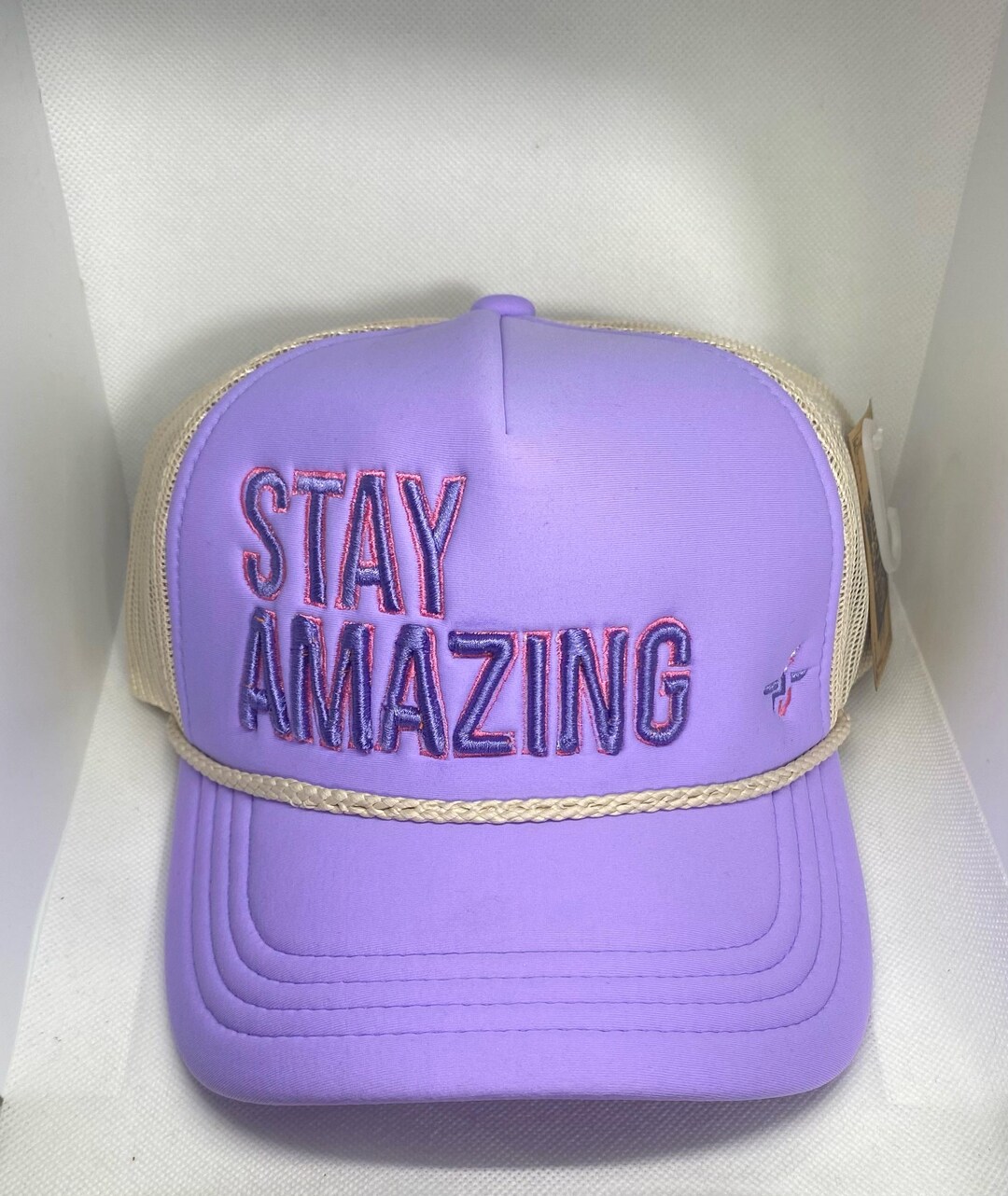 Stay Amazing Embroidered Trucker Hat: Adjustable Snapback - Etsy