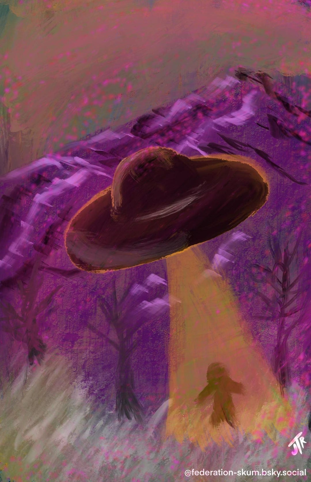 Abduction Hand Signed Print - Etsy