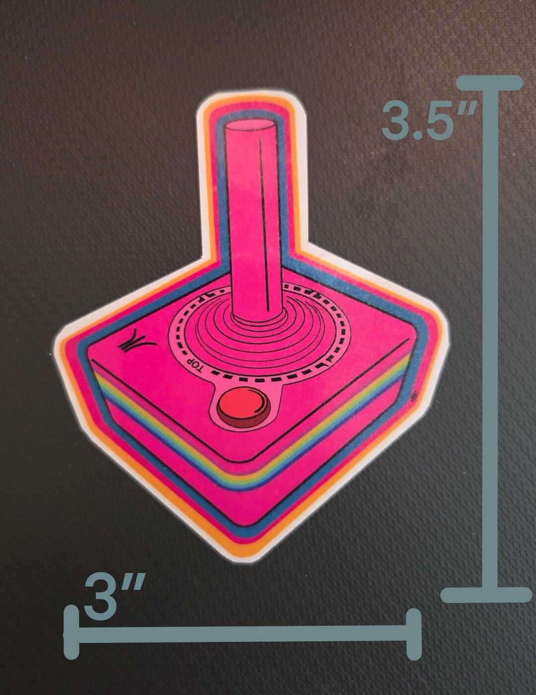 Joystick Pop Art Decal 3.5” - Etsy