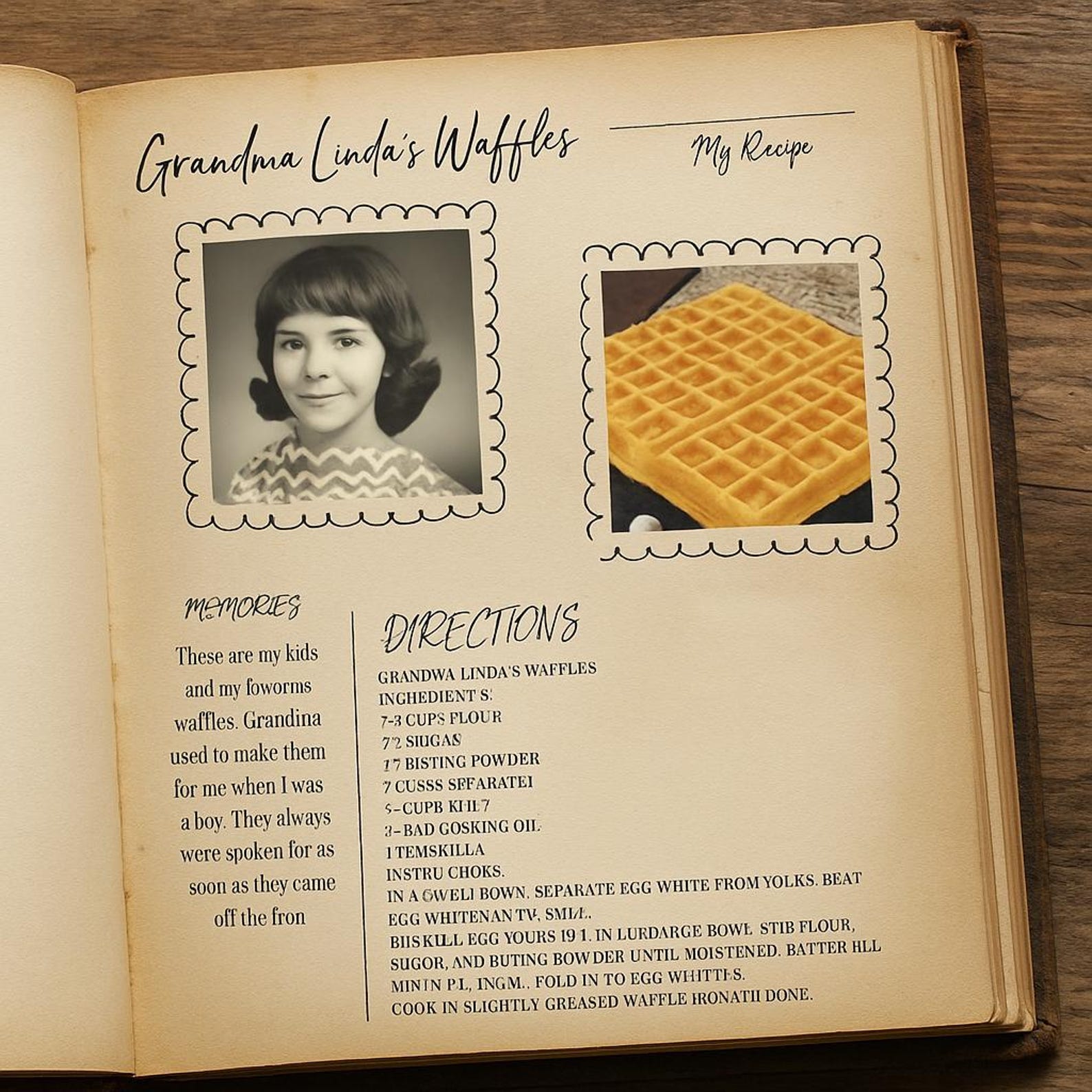 Personalized Family Recipe Book | Custom Handwritten Cookbook Gift - Etsy