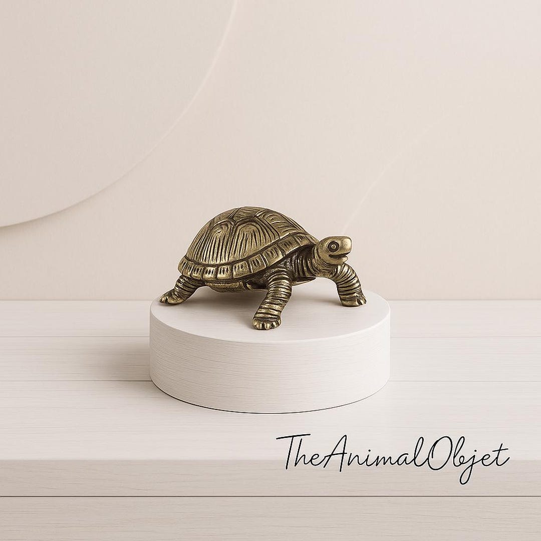 Handcrafted Turtle: Animal Desk Decor - Etsy