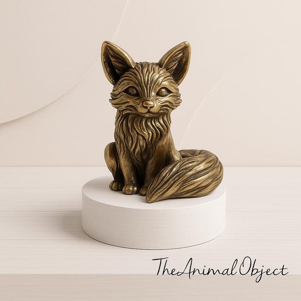 Fox Figurine - Etsy