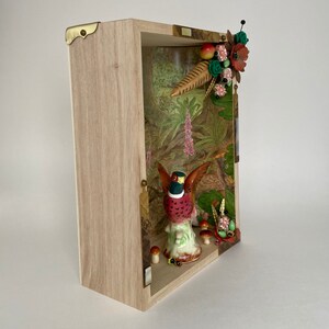 Pheasant Assemblage Art, Found Object Shadowbox, Woodland Diorama, One ...