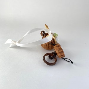 Golden Snake Assemblage Art Ornament. Snake Charmer. Snake Basket Folk ...