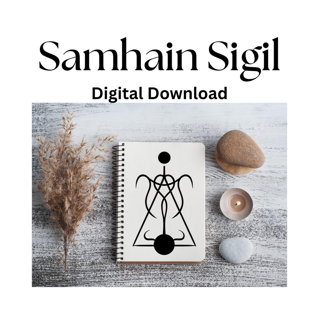 Samhain Sigil – Hand-drawn and Infused With Magic for Protection ...