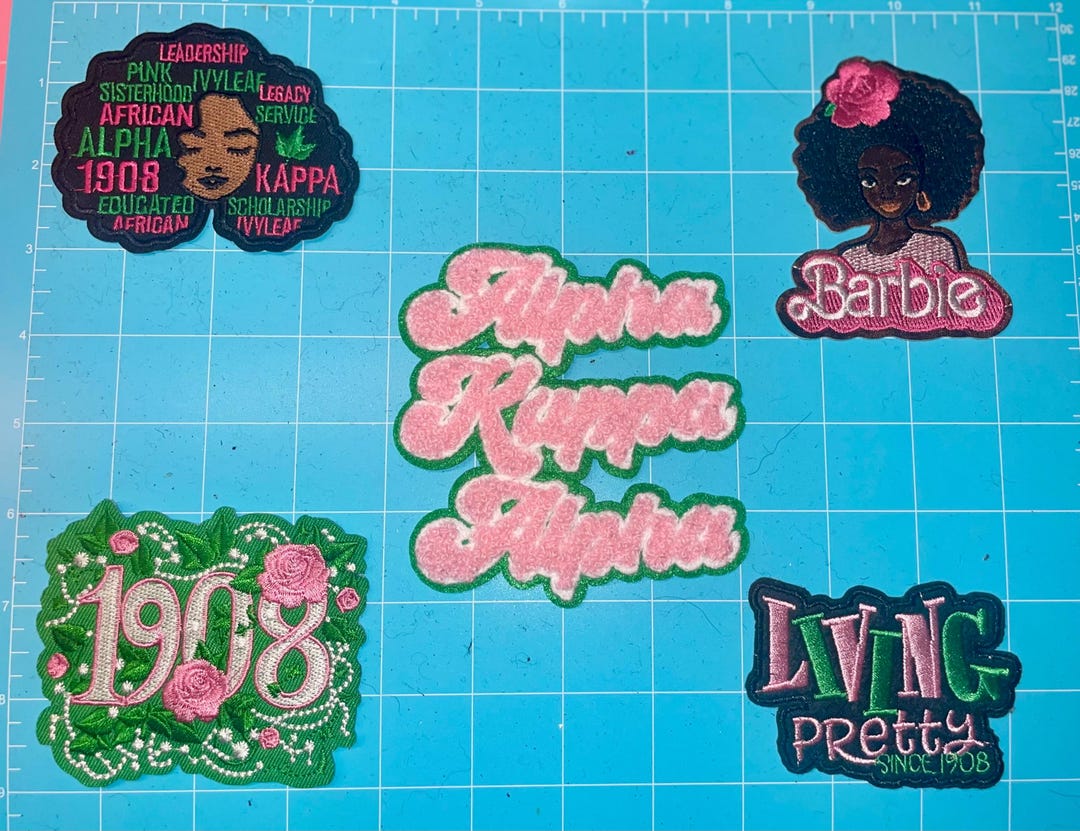 Alpha Kappa Alpha “AKA” Iron on Patches.5/15 Bundle Pack - Etsy