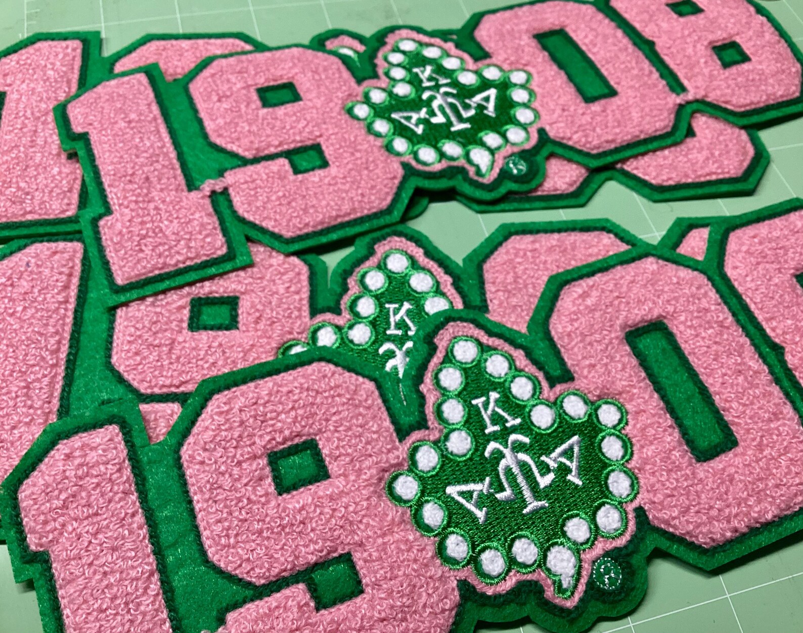 AKA Soror and 1908 Chenille Iron on Patches - Etsy