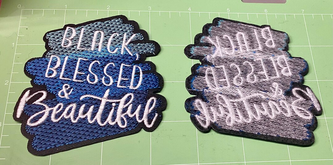 Blessed and Beautiful Iron on Patch - Etsy