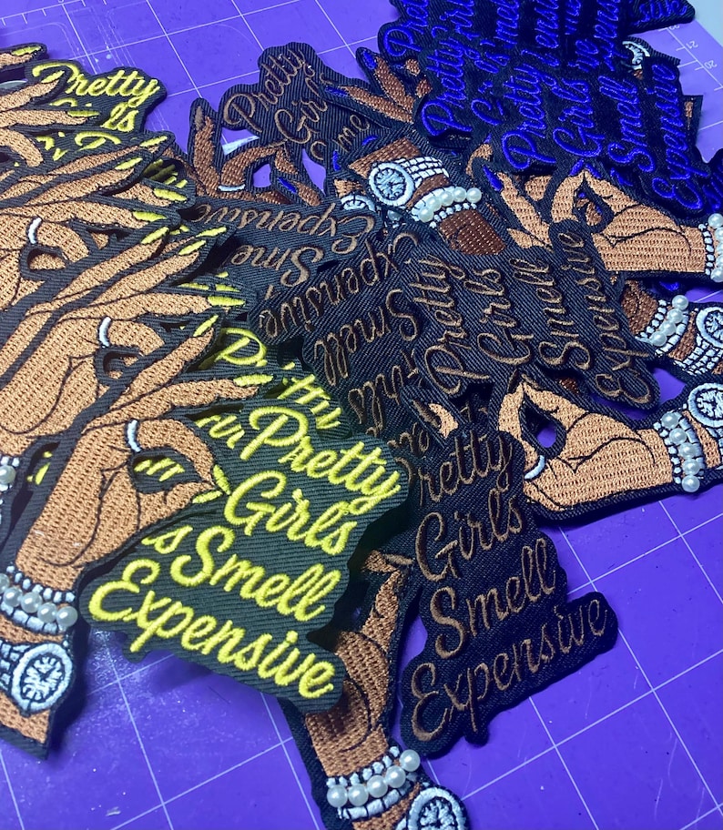 Pretty Girls Smell Expensive Iron on Patch - Etsy