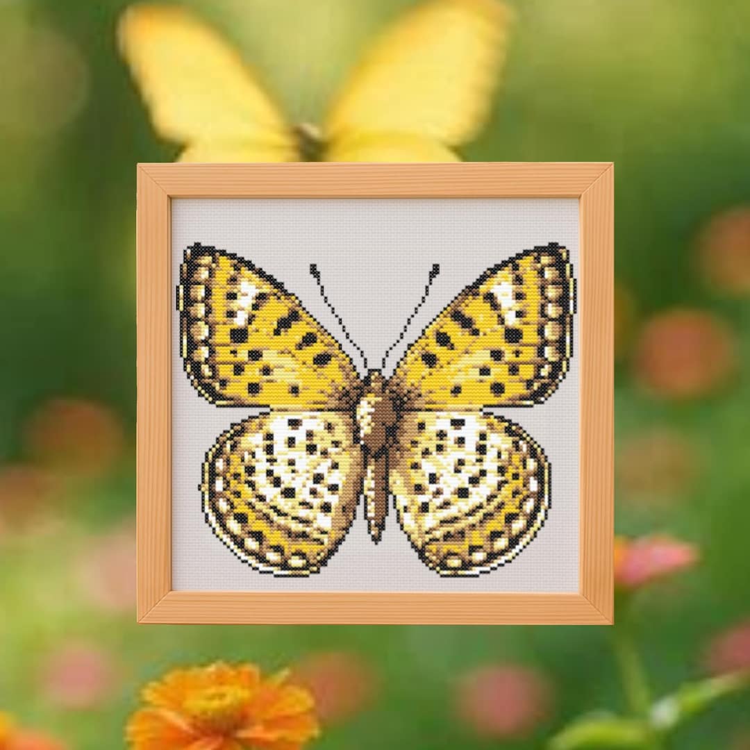 Eastern Tiger Swallowtail Butterfly Cross Stitch Pattern (digital PDF ...