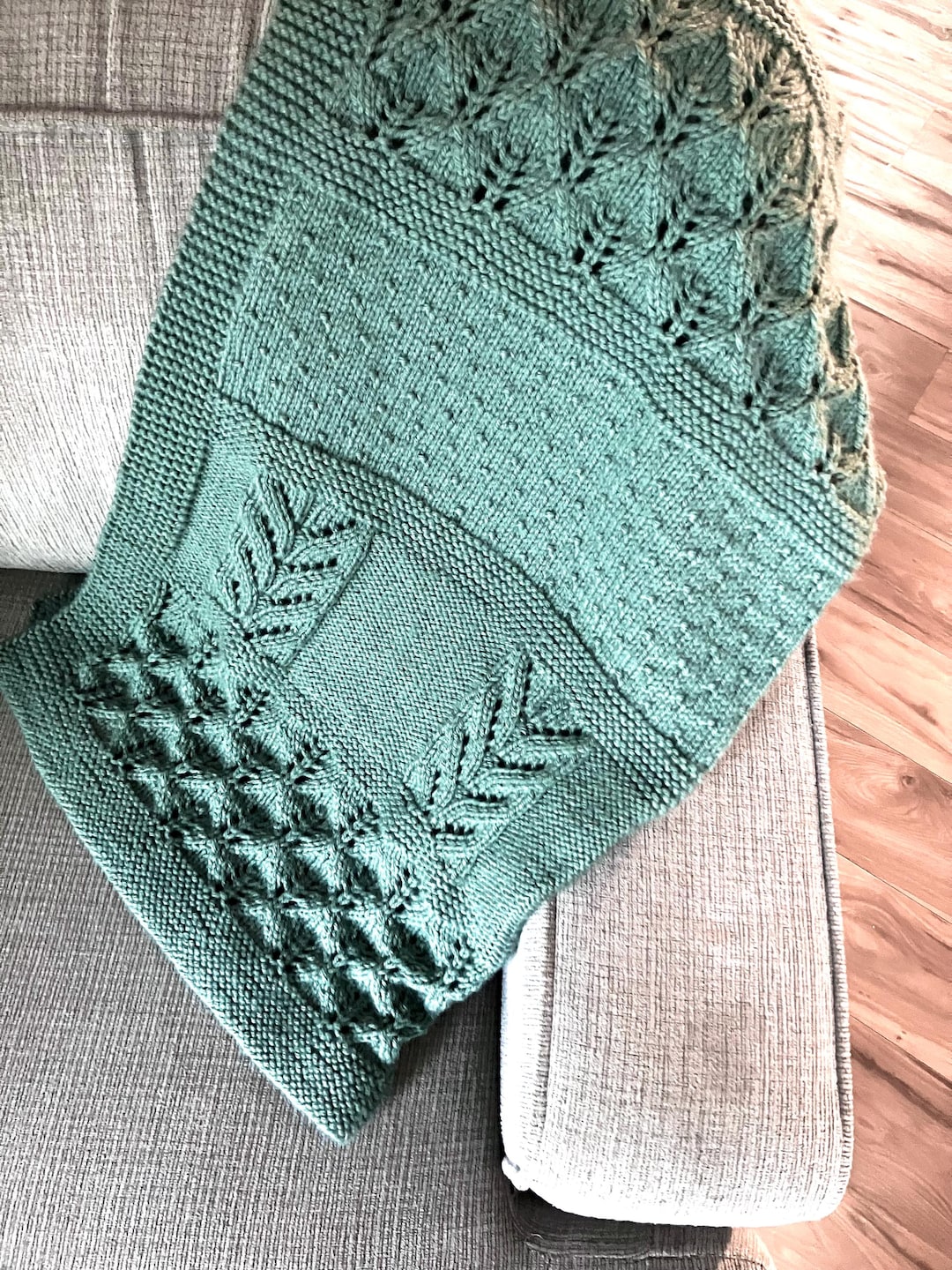 Whispering Aspen *PATTERN ONLY* Knit Crib Blanket - Etsy
