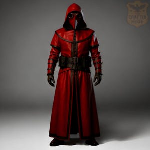 Plague Doctor Leather Hooded Costume - Etsy