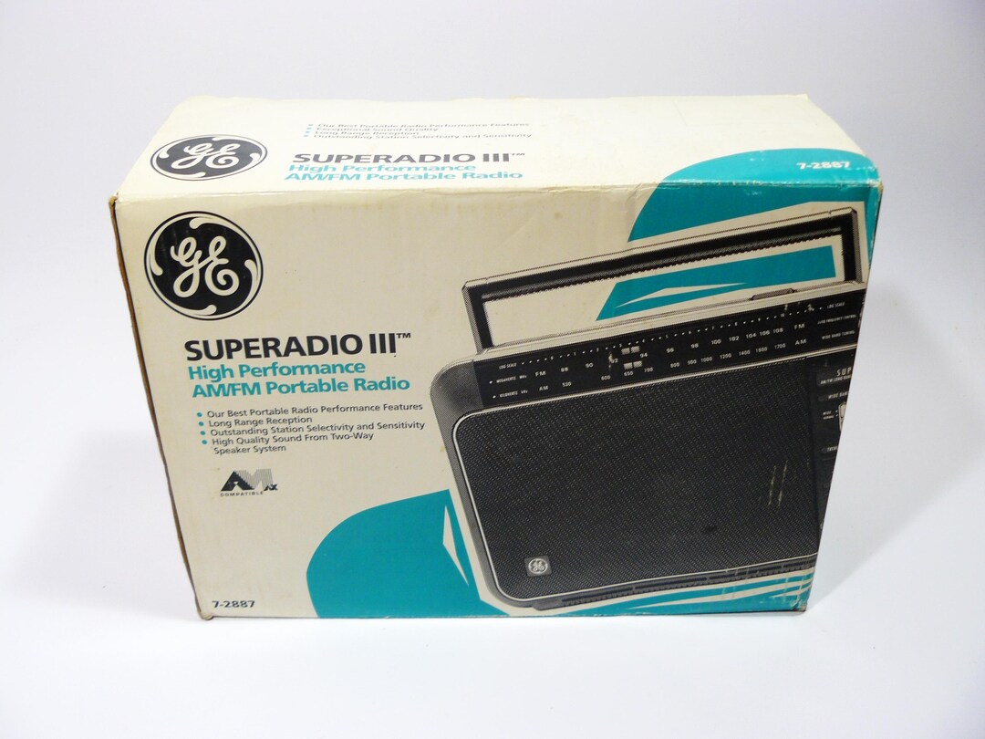 GE General Electric Superadio Series III Long Range Am/fm Super Radio 7 ...