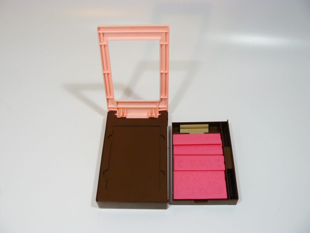 Tomy 80s Art Toy Great Greetings Drawing Stencil Rubbing Card Making ...