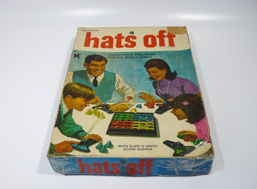 Vintage Hats off Game – Kohner 1967 Family Skill Game - Etsy