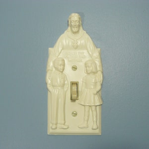 Reproduction Vintage Turn on Jesus Light Switch Plate Cover Hartland ...