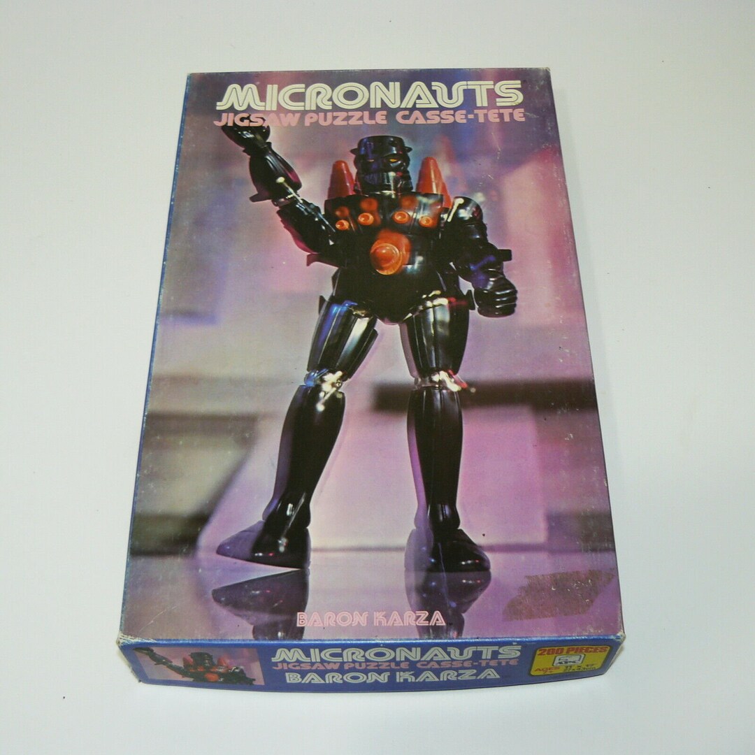 Micronauts – Baron Karza – Vintage APC 200 Piece Jigsaw Puzzle Casse ...